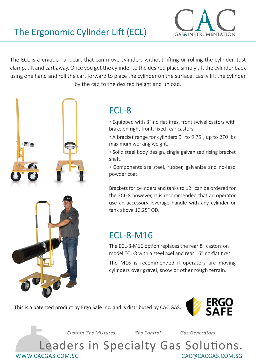 Ergonomic Cylinder Lifts